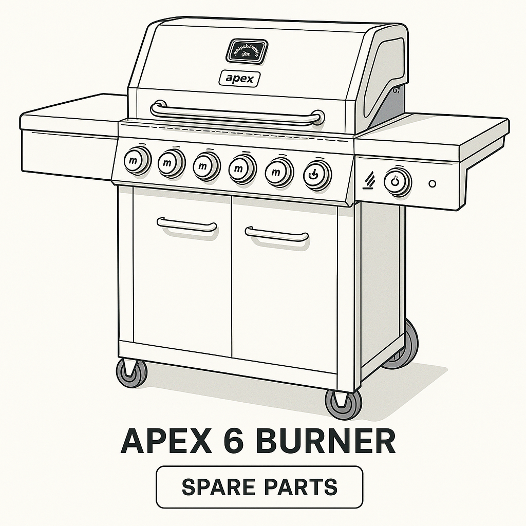 Spare Parts: Apex Series 6 Gourmet Pro Patio Gas Braai (720-0896GF ...
