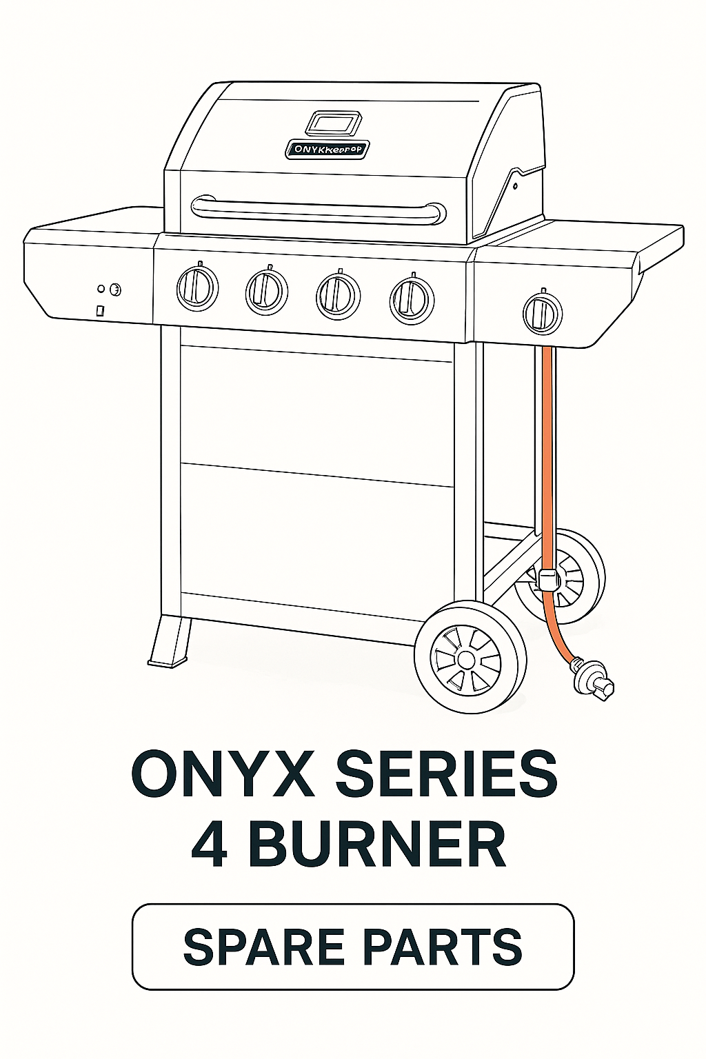 Spare Parts: Onyx Series 4 Burner (720-1093) – Megamaster